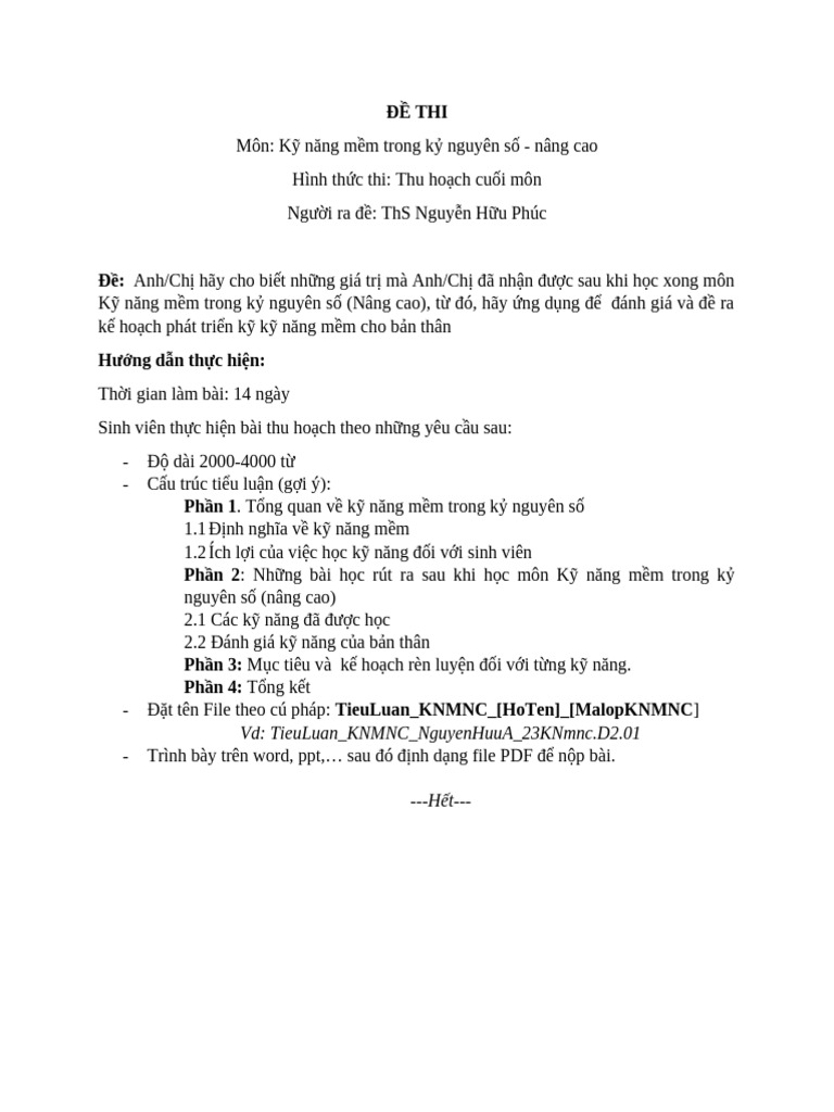 KNM_NC_DeThiKetThucMon | PDF