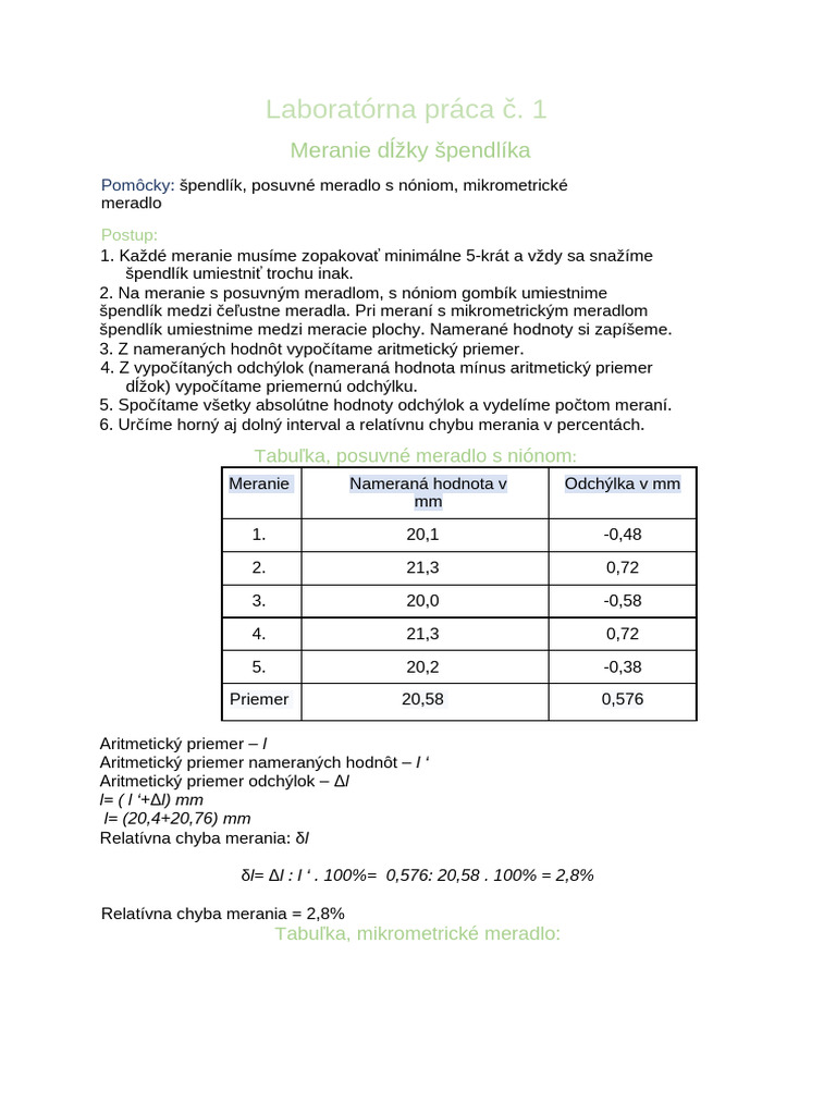Laboratórna Práca 1 | PDF