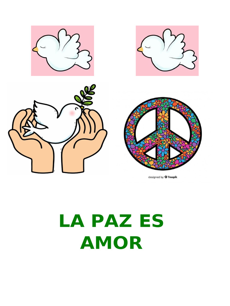 La Paz es Amor: Un Mensaje de Esperanza | PDF