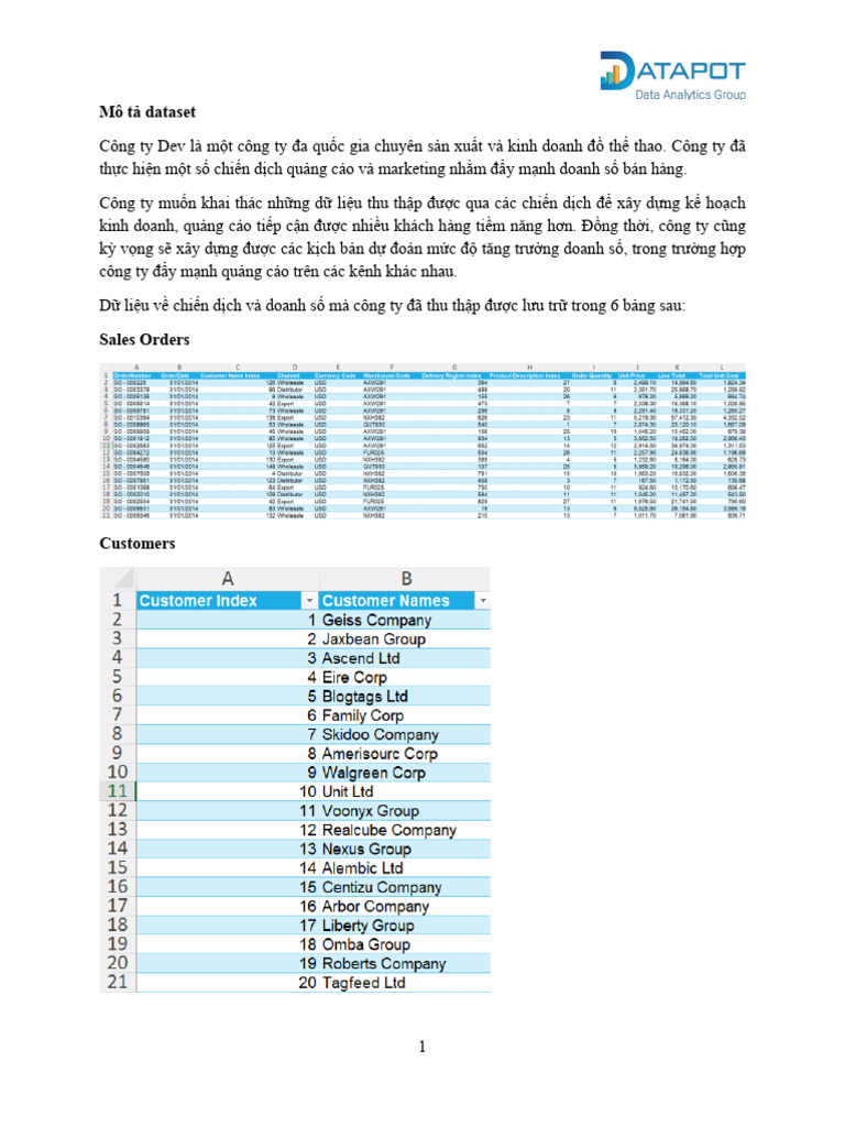 Dev - Dataset Description | PDF