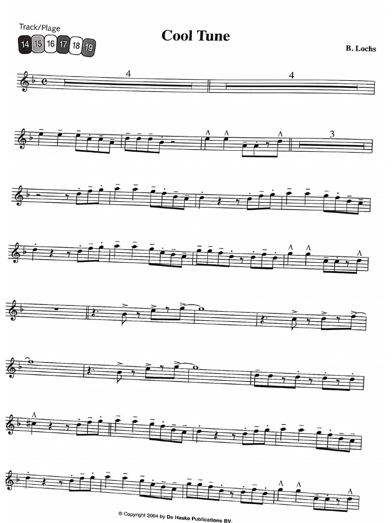 Cool Tune Sax 2 | PDF