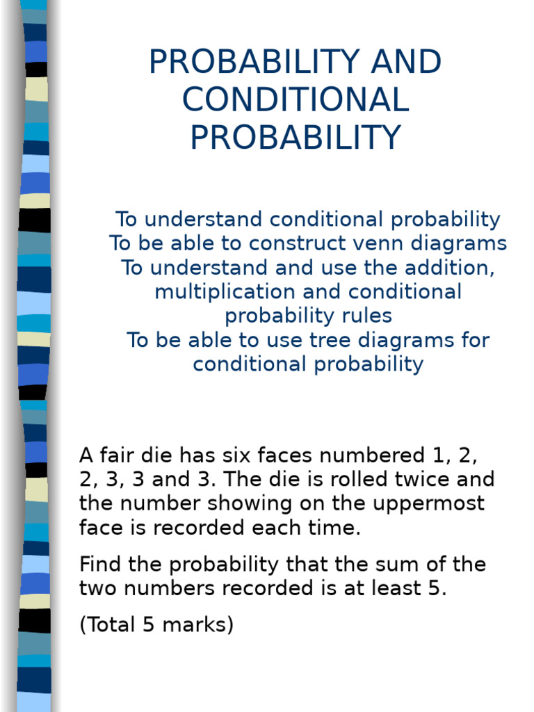 Probability and Conditional Probability | PDF | Probability Theory | Probability