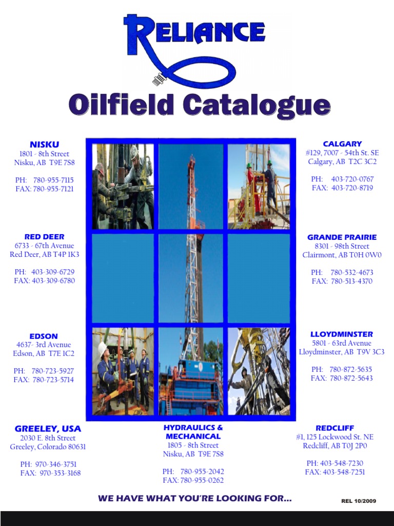 Reliance Oilfield Catalogue | PDF