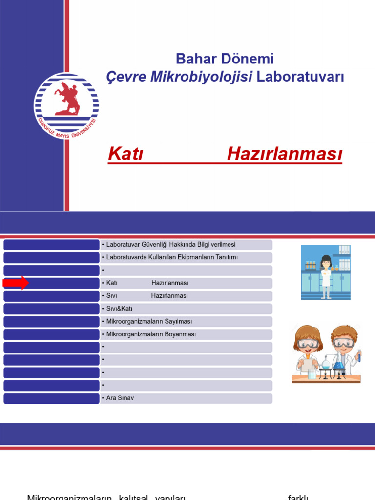 Katı Besiyeri Hazırlama. | PDF