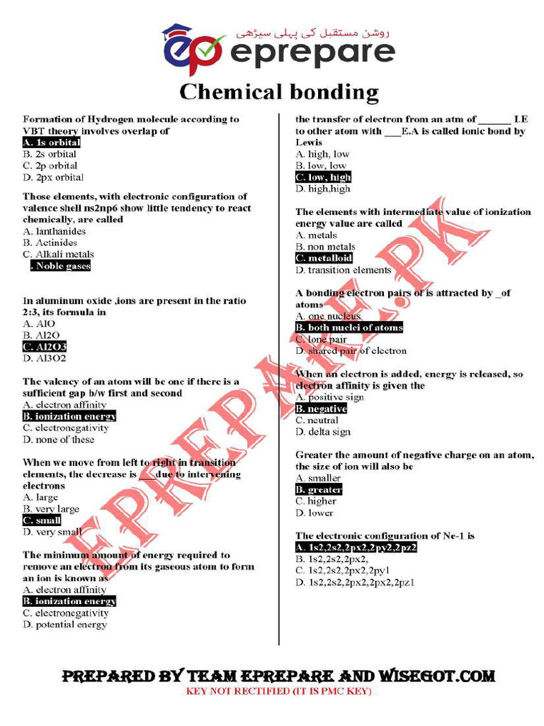 Chemical Bonding Img PDF | PDF