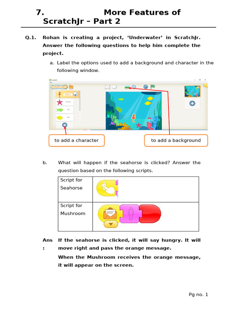 1741081949168.More Features of ScratchJr – Part 3 | PDF | Cinderella | Fairy Tales