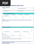 Demerit Form | PDF
