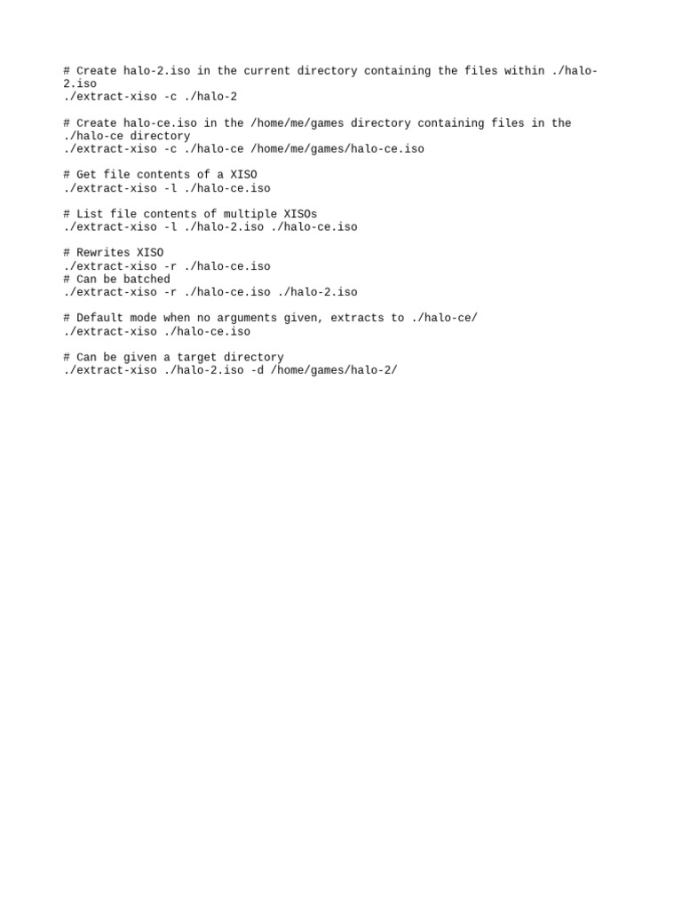 Comandos XISOS | PDF