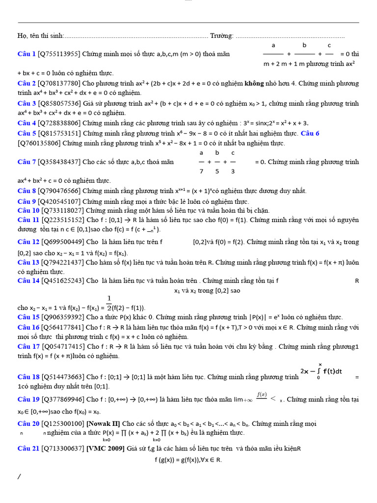 Chuong 2 Ham So Mot Bien So Giai Tich I Mi1110 Truong Dai Hoc Bach Kho ...