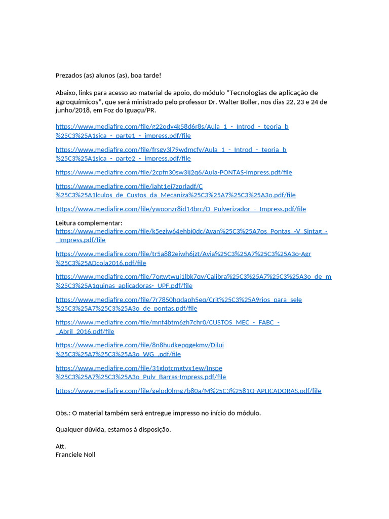 Tecnologia de Aplicação | PDF