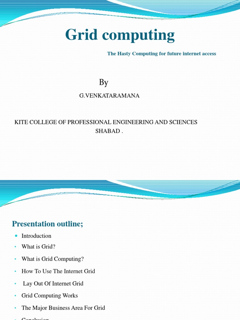 Grid Computing Pdf Grid Computing Computer Network