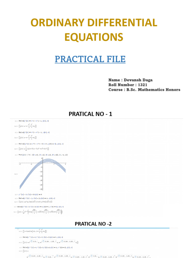PRATICAL FILE Ode - 240506 - 210715 | PDF