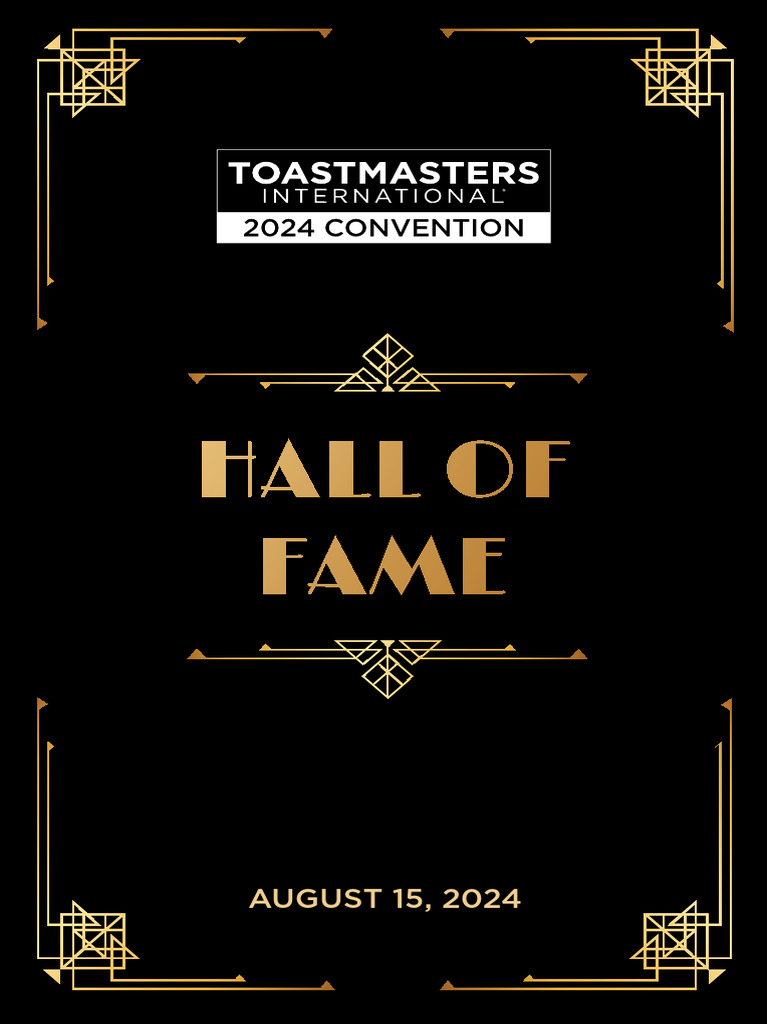 2024 Hall of Fame Program | PDF | Social Psychology | Popular Psychology