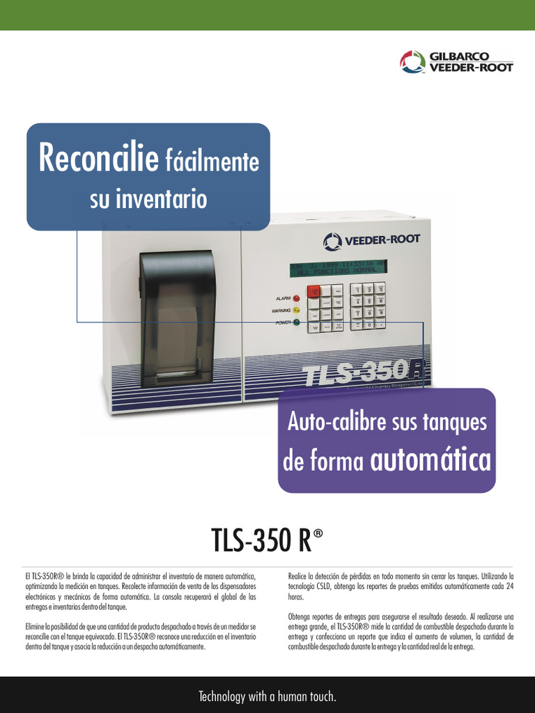 Ficha Técnica de Veeder-Root | PDF | Tanques | Impresora (Computación)