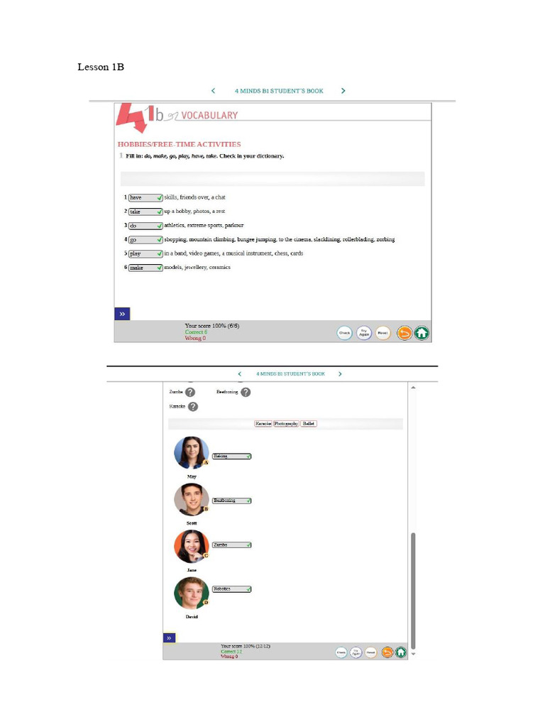 01 Unit 1 - Busy Bees | PDF