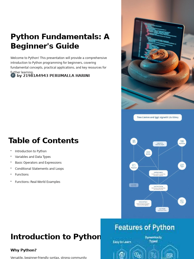 Python Fundamentals a Beginners Guide | PDF | Python (Programming ... Python Fundamentals a Beginners Guide | PDF | Python (Programming ...