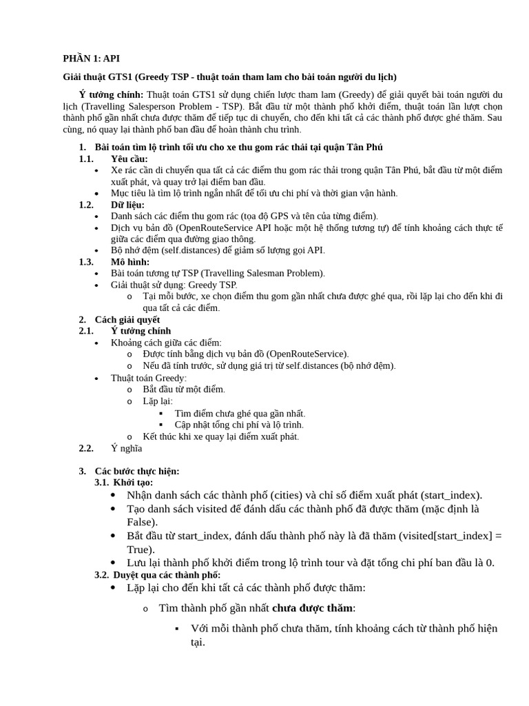 Giải Thuật GTS1 | PDF