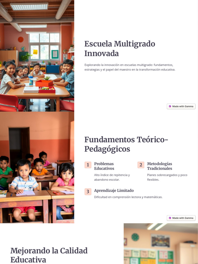 Escuela Multigrado Innovada | PDF | Aprendizaje | Evaluación