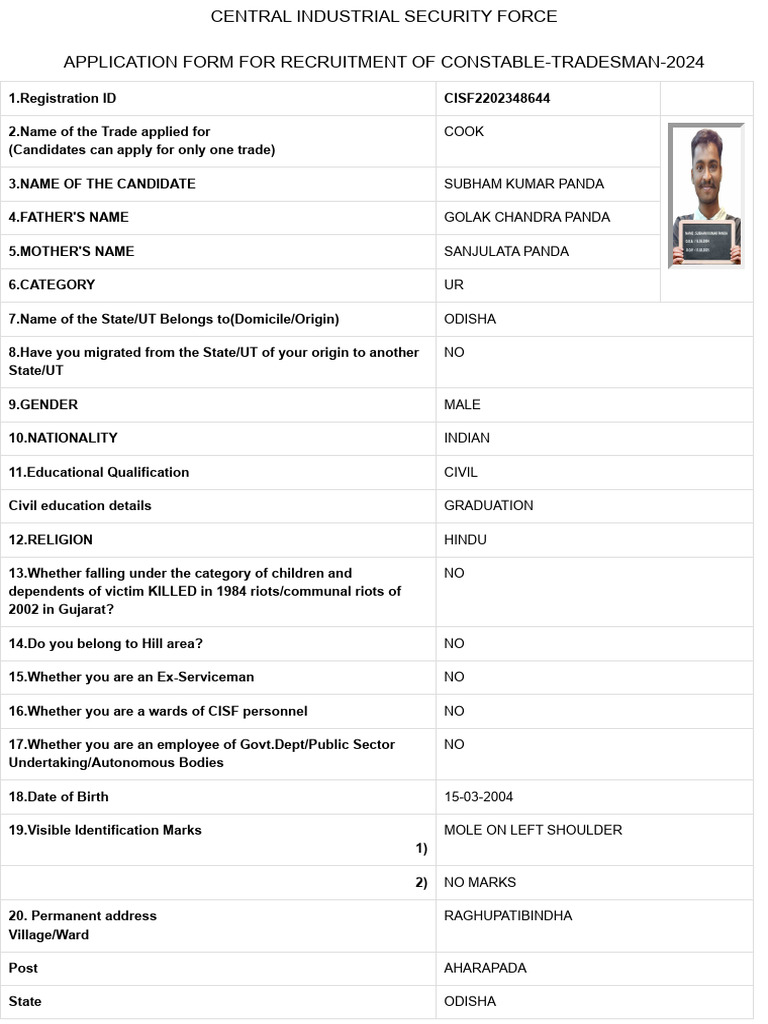 CISF _ Central Industrial Security Force | PDF | Justice | Crime & Violence
