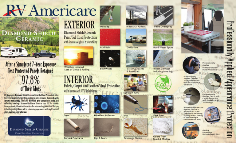 Diamond Ceramic - RV Americare Flyer | PDF | Ultraviolet | Paint