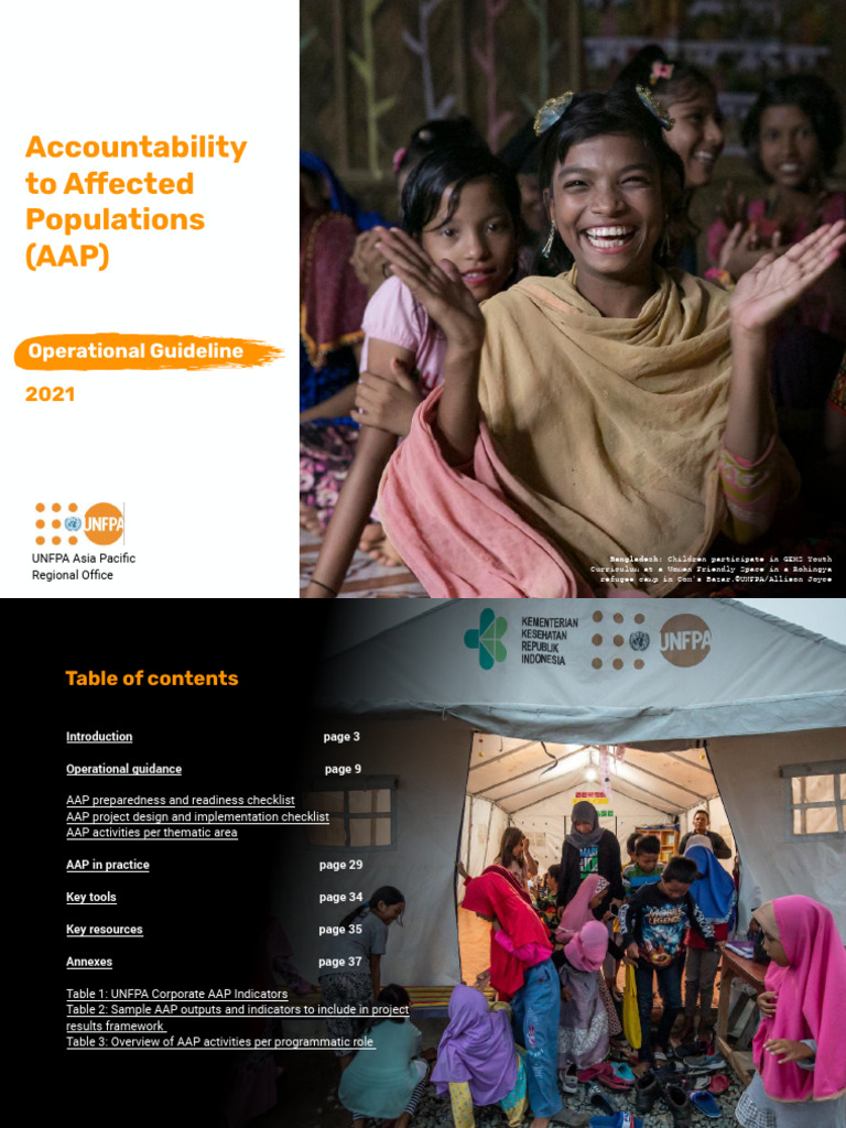 UNFPA AAP Operational Guidelines 2021 | PDF | Humanitarian Aid | Violence
