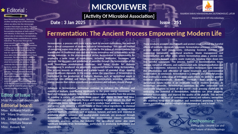 Microviewer Issue 251 | PDF | Fermentation | Biofuel