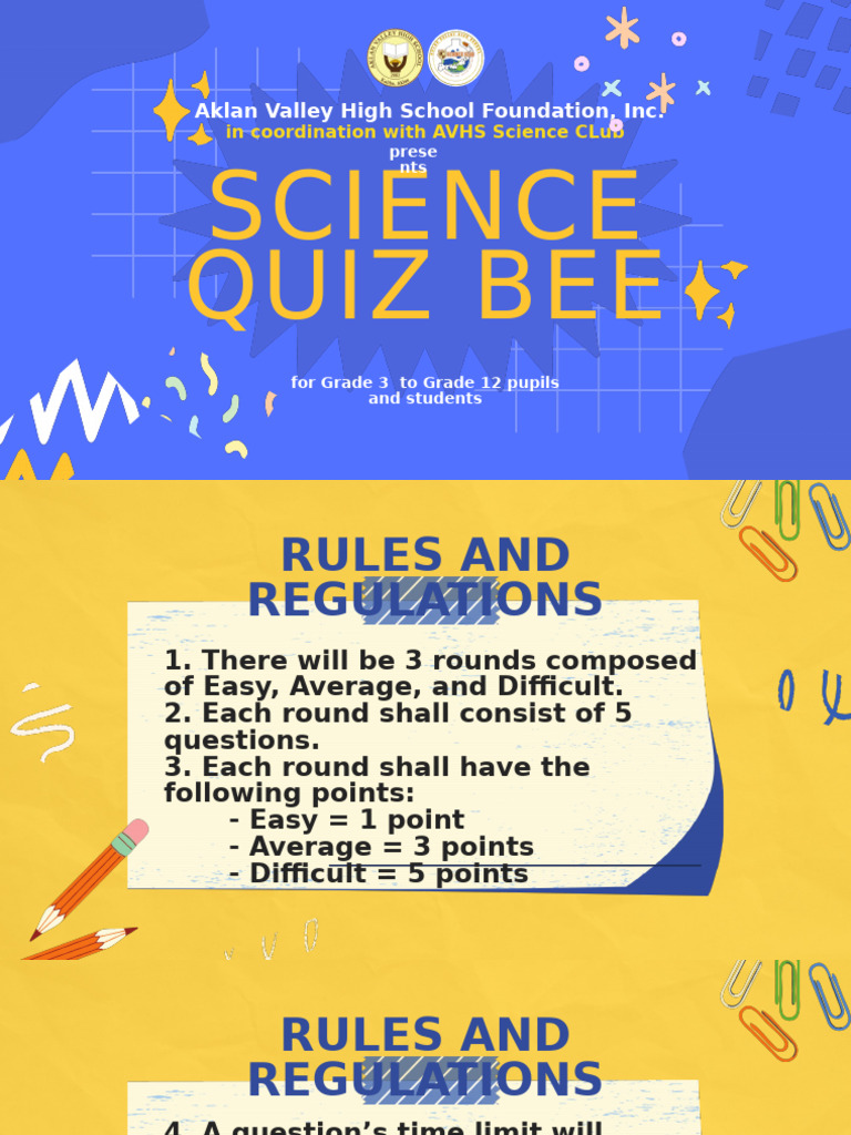 Grade 7 - Science Quiz Bee Draft | PDF | Seismology | Applied And ...
