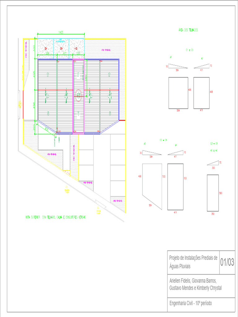 Água Pluvial -Prancha 1 - Ariellen Fidelis | PDF