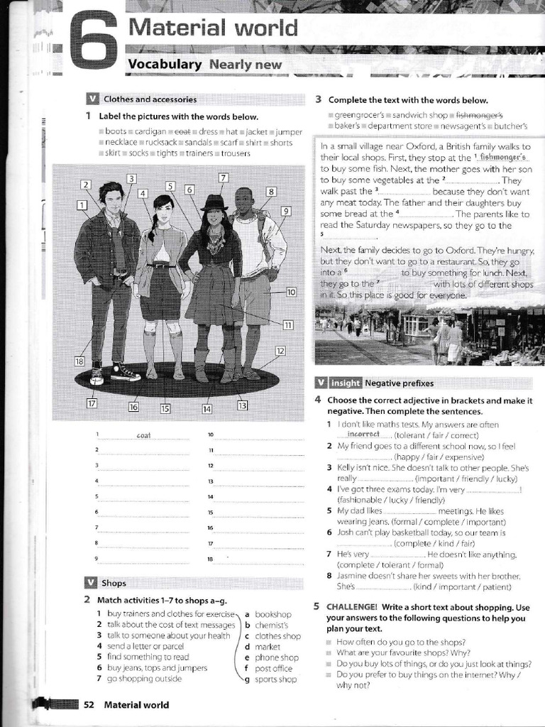 WB Insight - Elementary - Workbook | PDF | Aesthetics | Dress Codes