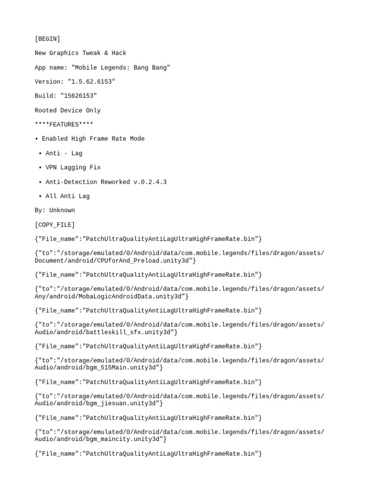 Com - Mobile.legends Unknown | PDF | Filename | Embedded Linux Distributions