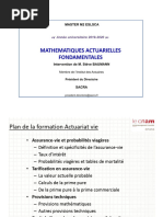 Cours d'Actuariat : Concepts Clés | PDF | Assurance | Actuaire
