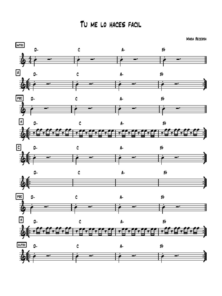 Tu me lo haces facil - | PDF