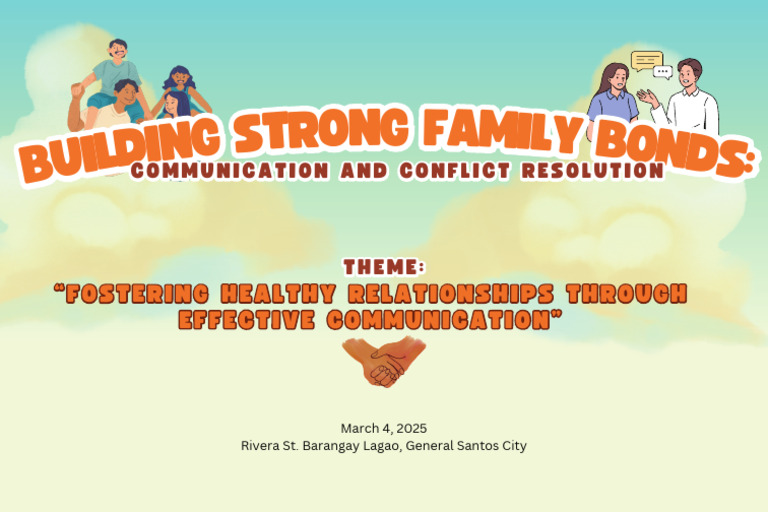 Building Strong Family Bonds: Communication | PDF