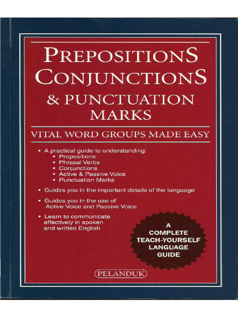 - Prepositions, Conjunctions and Punctuation Marks | PDF