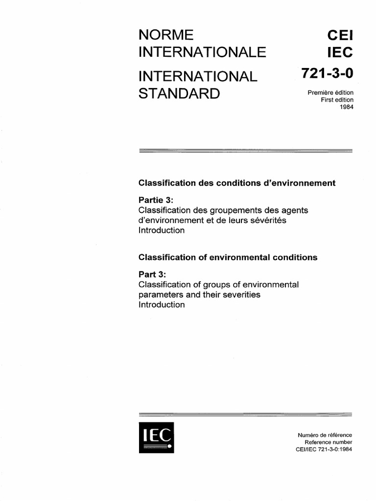 Pdfcoffee.com Iec 60721 3pdf PDF Free | PDF