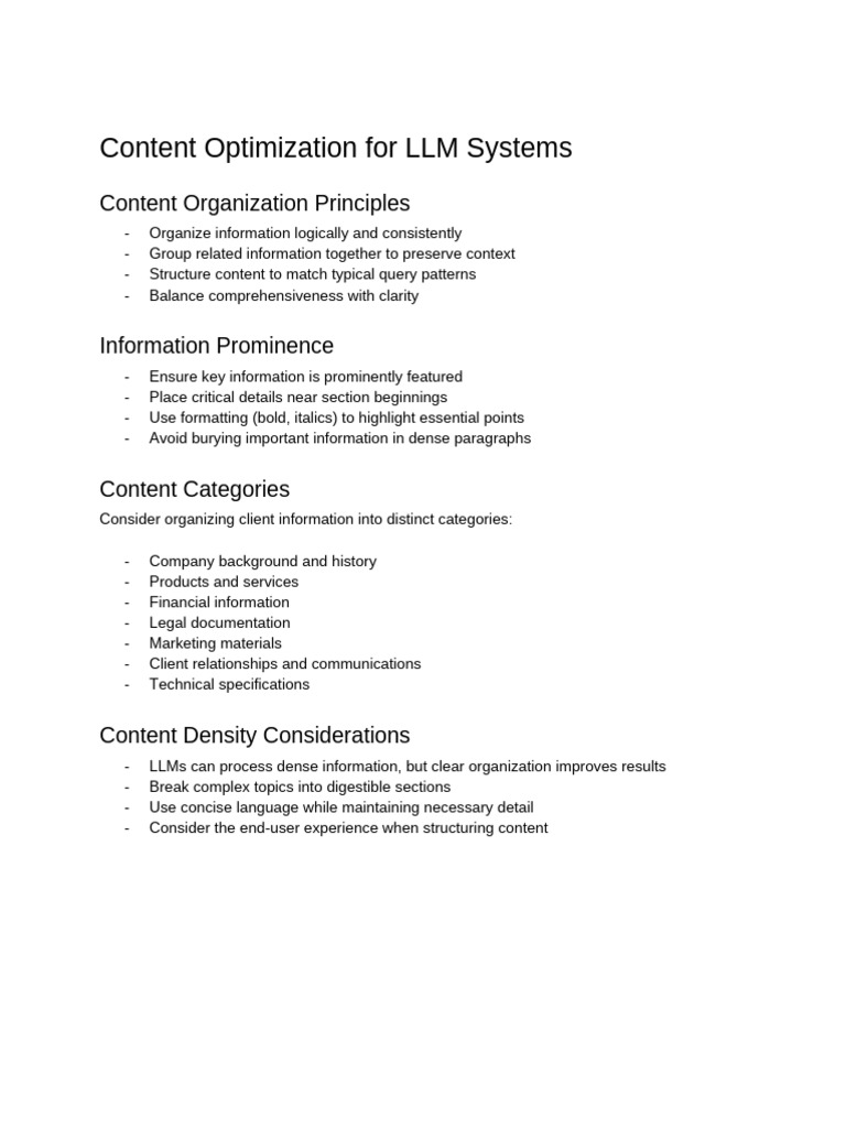 Content For LLMs | PDF