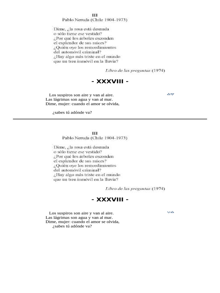 Fragmento de poema sobre el amor | PDF
