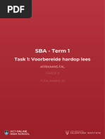 Afrikaans Essay Mastery Guide | PDF | Essays | Linguistics