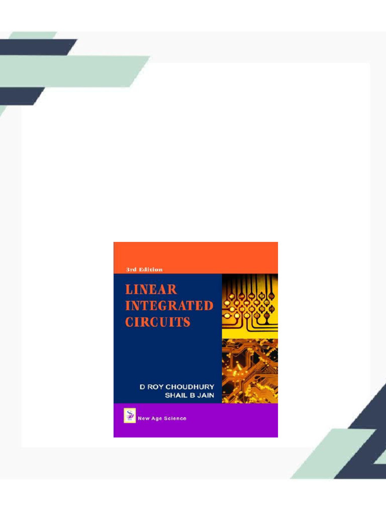 Linear Integrated Circuits 2nd Edition D. Roy Choudhury - The ebook is ready for download to ...