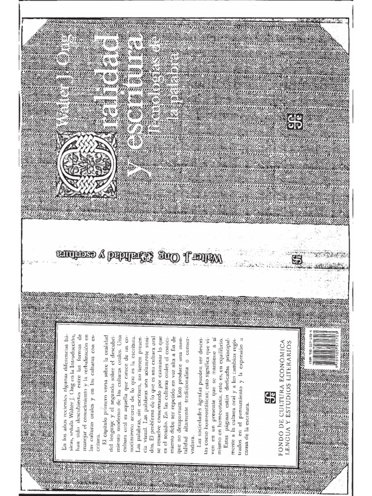Ong-1982-Oralidad y Escritura (Selección) | PDF
