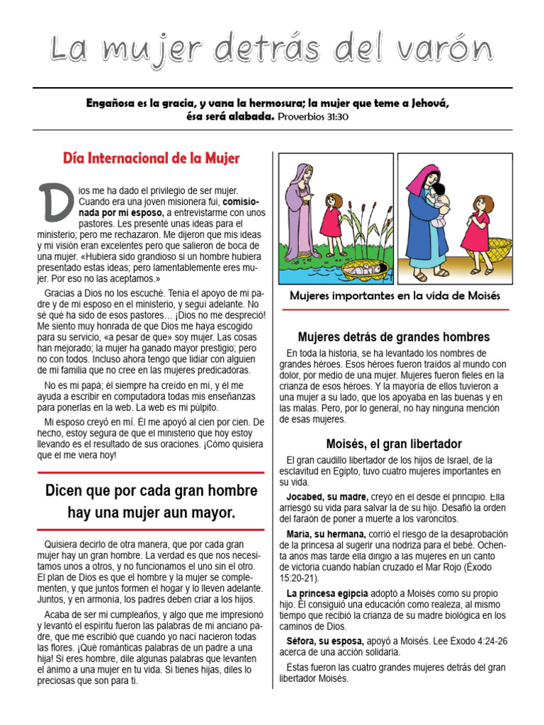 La Mujer Detras Del Varon | PDF | Moisés | Sarah