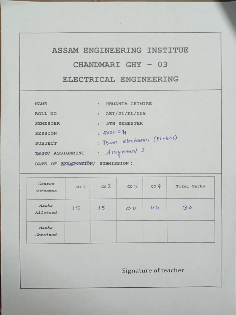 Aei 21 El 008 El506 Ha1 | PDF