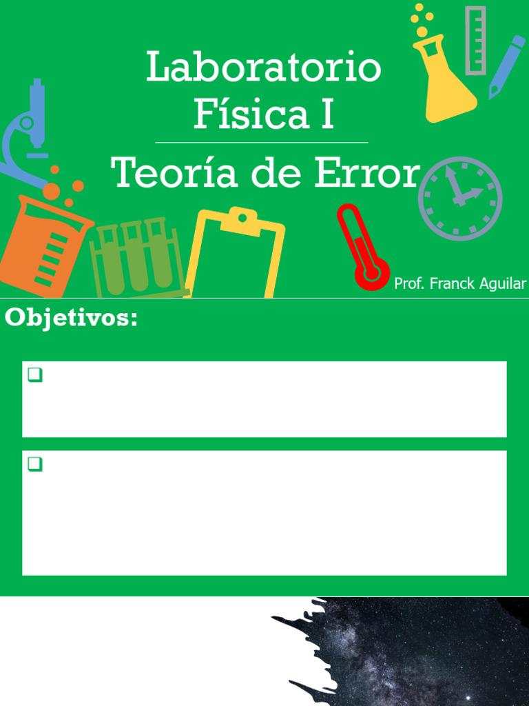 Lab Teoría de Error | PDF | Exactitud y precisión | Medición