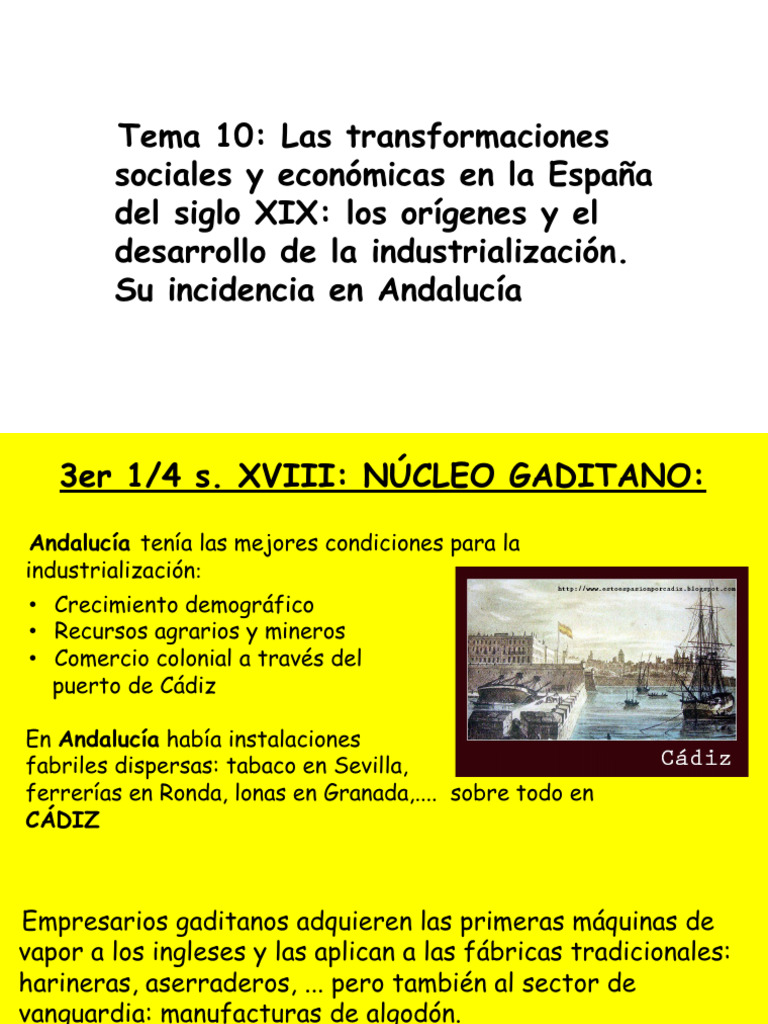 Tema 9 Transformaciones Sociales y Económicas | PDF | Economias | Sector secundario de la economía