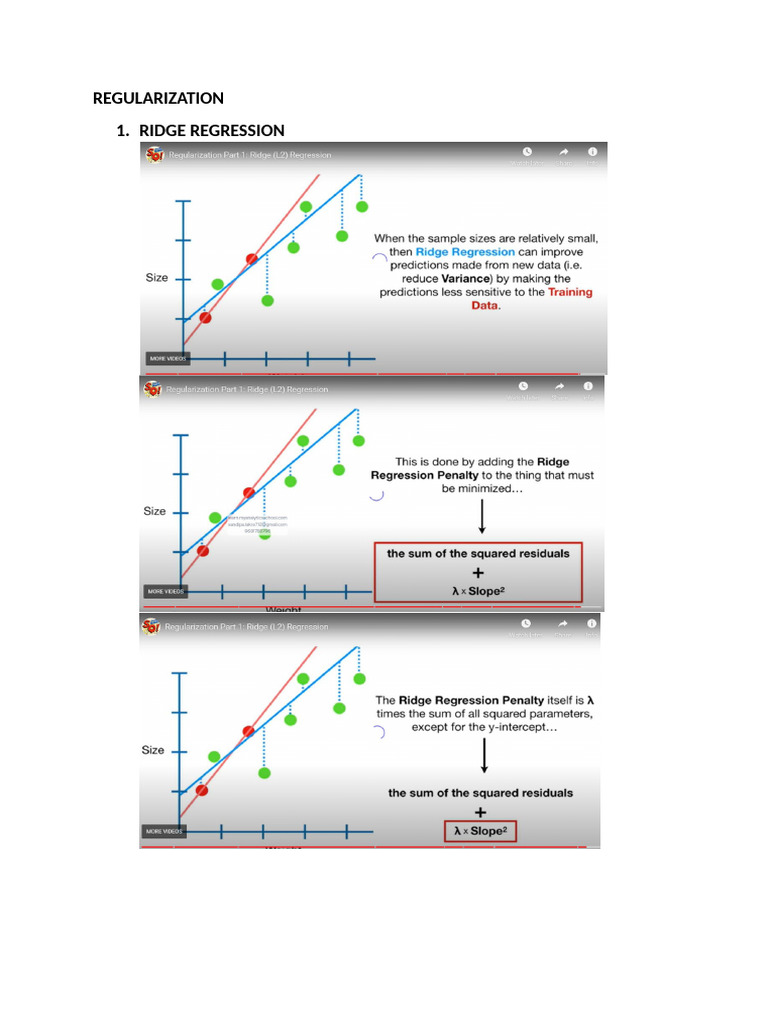 REGULARIZATION | PDF