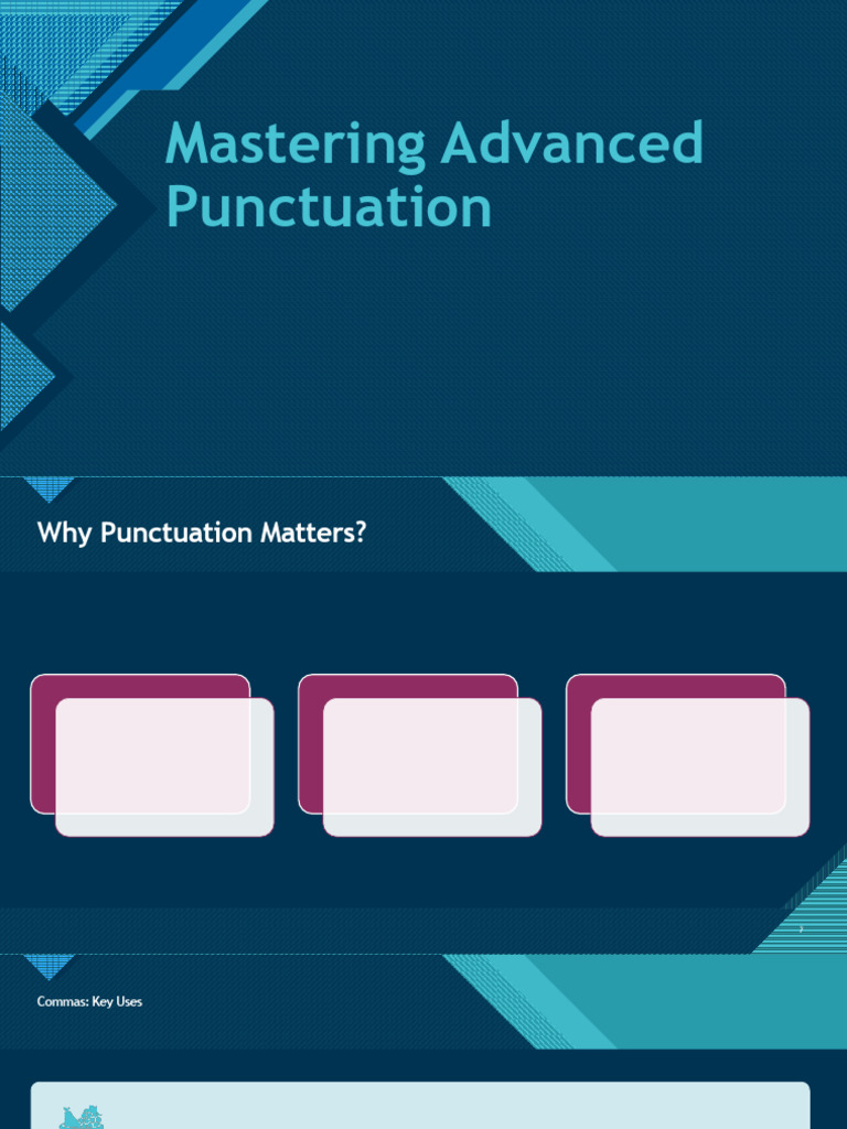 Mastering Advanced Punctuation | PDF | Comma | Punctuation