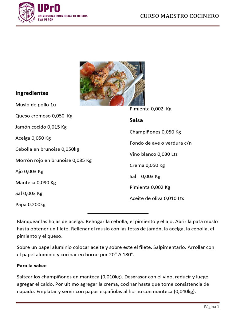 Recetas Mod 3 | PDF | Cocinando | Vinagreta