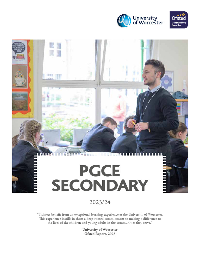 PGCE Secondary Handbook 2024 | PDF | English As A Second Or Foreign ...