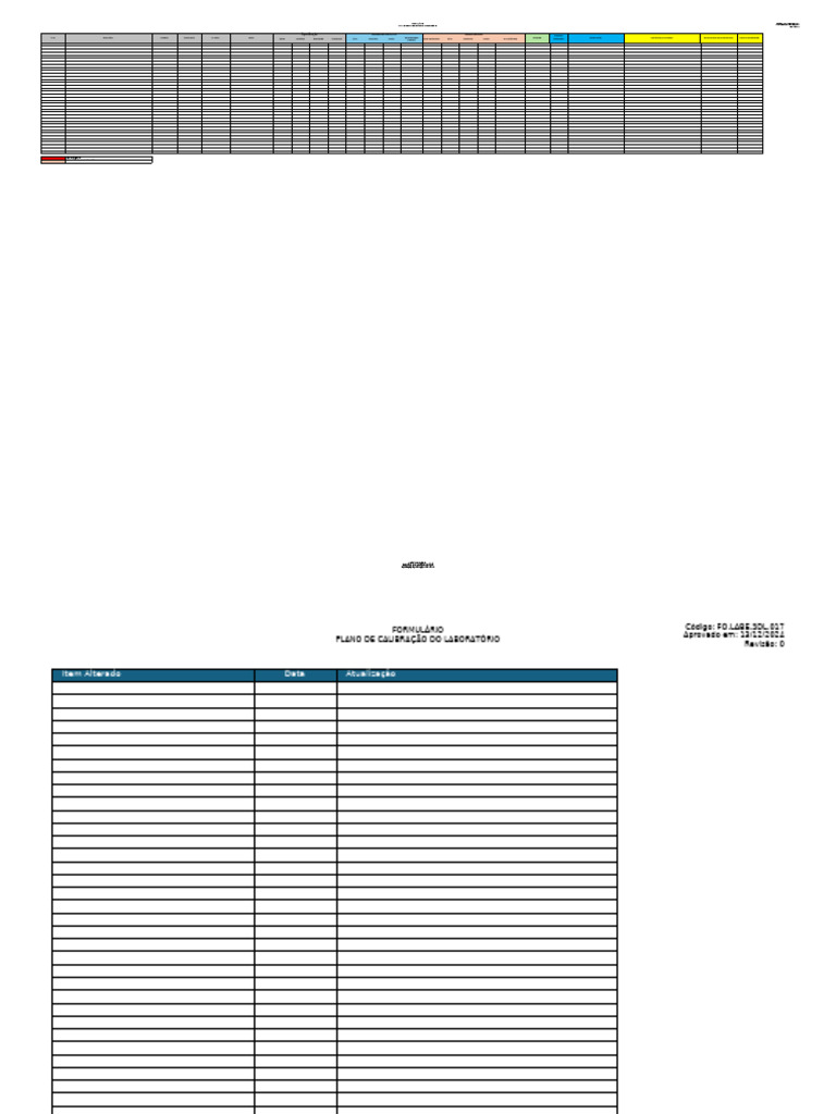 Fo - Labe.sdl.017.r00 Plano de Calibracao Do Laboratorio | PDF