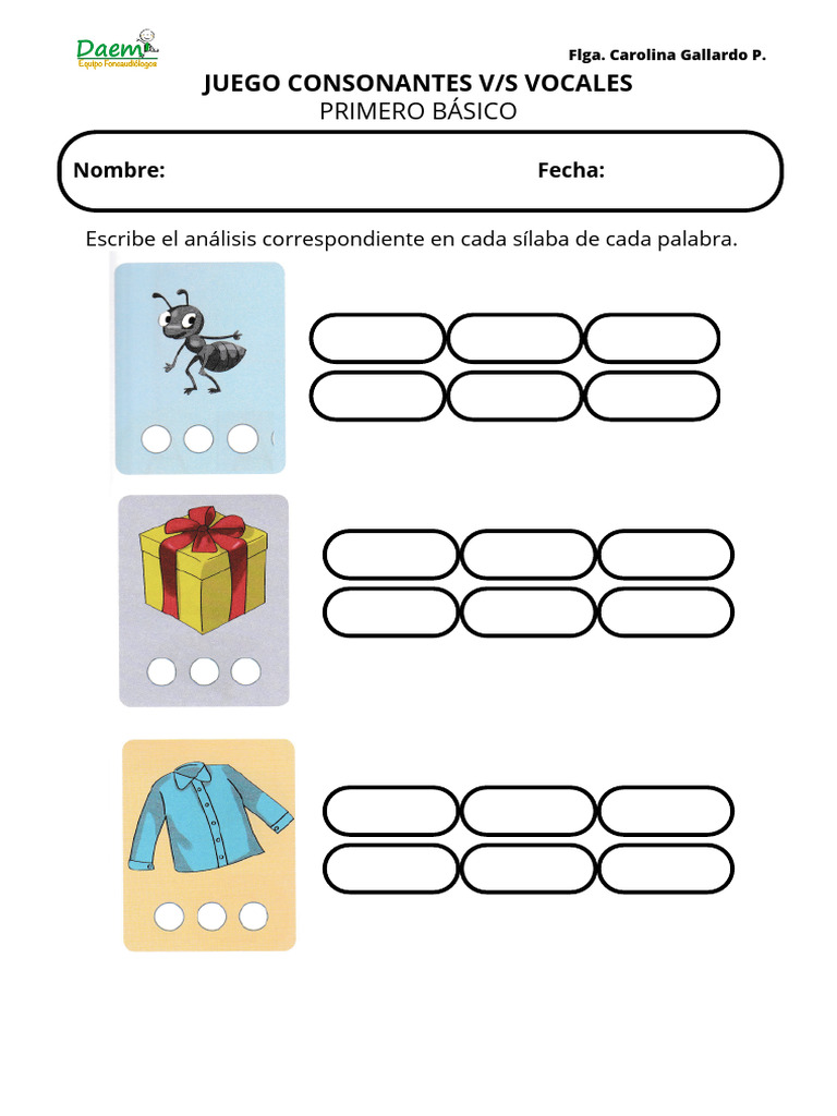 Copia de SILABAS INICIALES Y FINALES | PDF